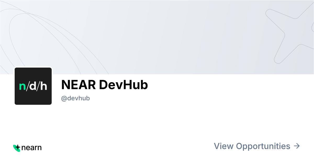 NEAR DevHub Opportunities | NEARN